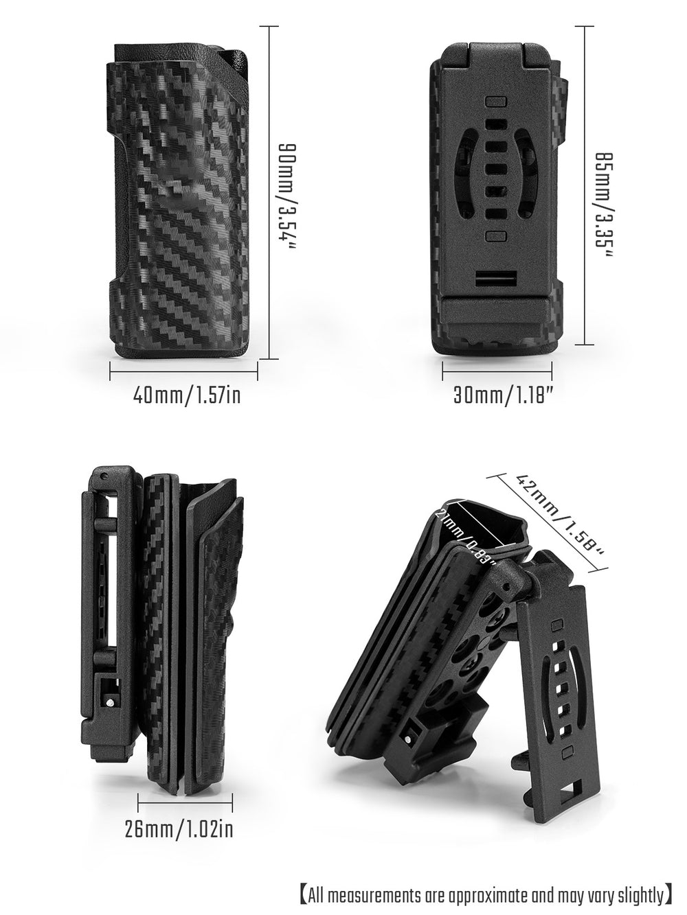 TacticalGeek TX4 Flashlight Sheath for OLIGHT Arkfeld Flat Flashlight