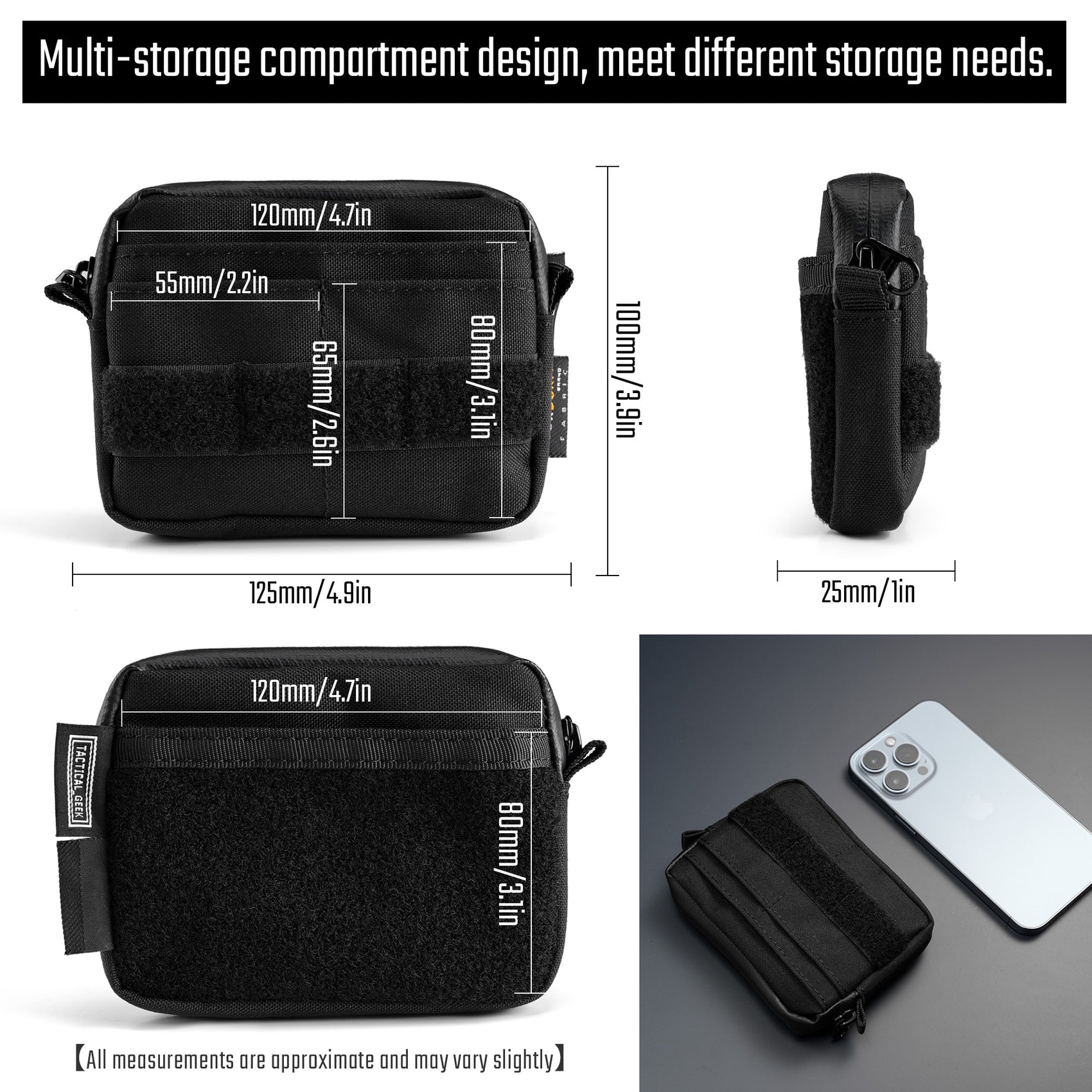 TACTICAL GEEK Storage A3 Pouch