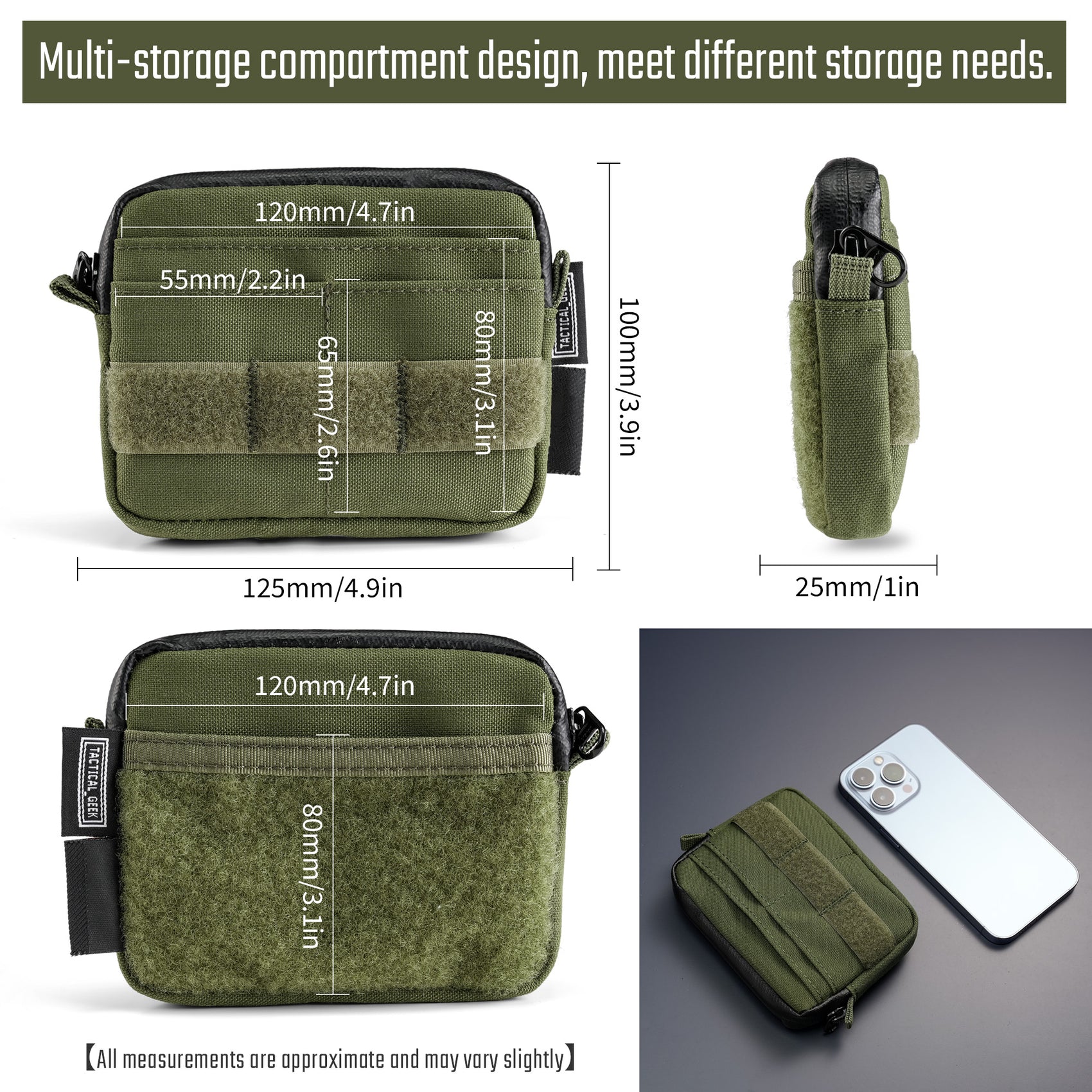 TACTICAL GEEK Storage A3 Pouch