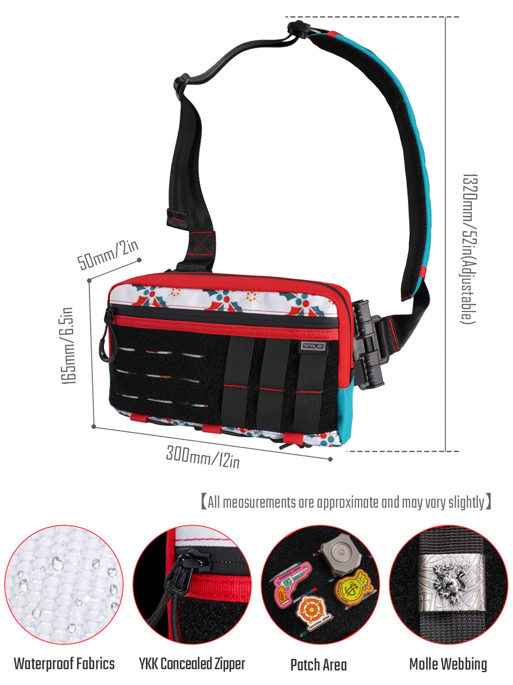 Tactical Geek | Cache L3 EDC Shoulder Bag （X-Pac Multicam Alpine）