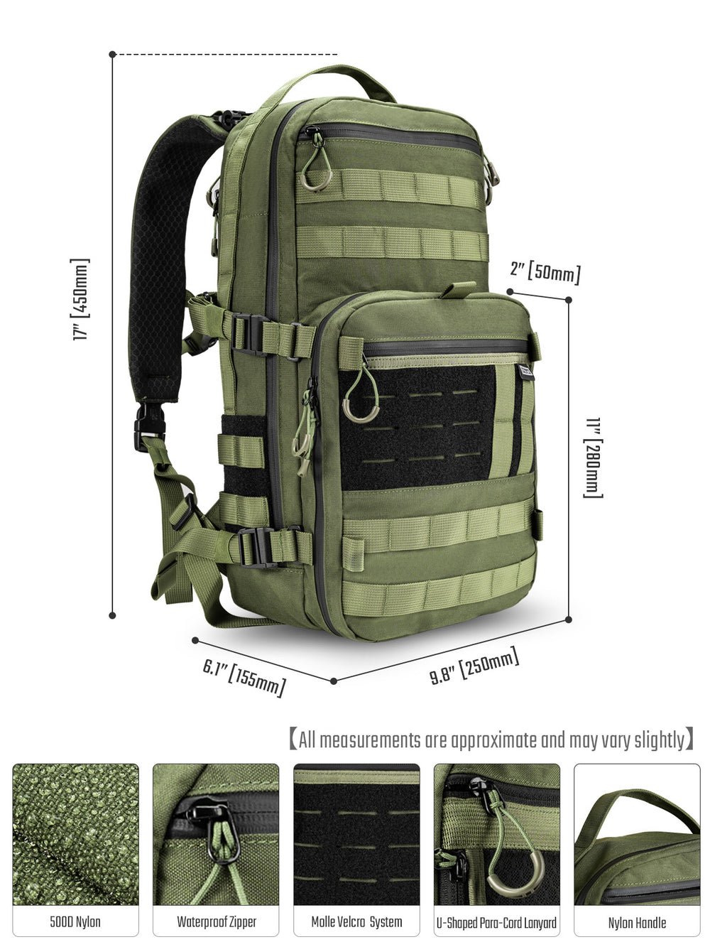 TACTICAL GEEK ModCase B2 Ultimate EDC Tactical Backpack 14L