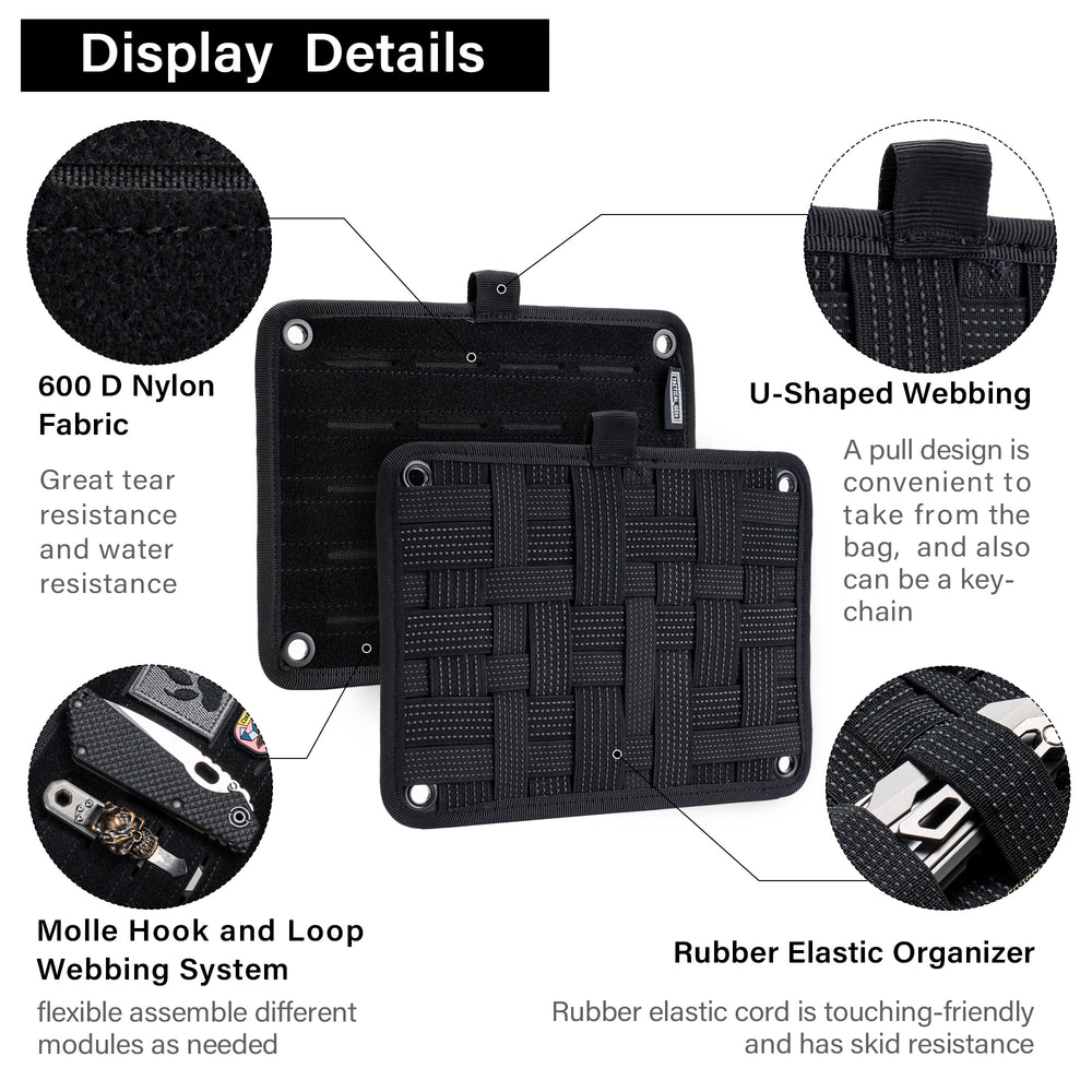 TacticalGeek TCM Elastic EDC Organizer Board for Cache L1